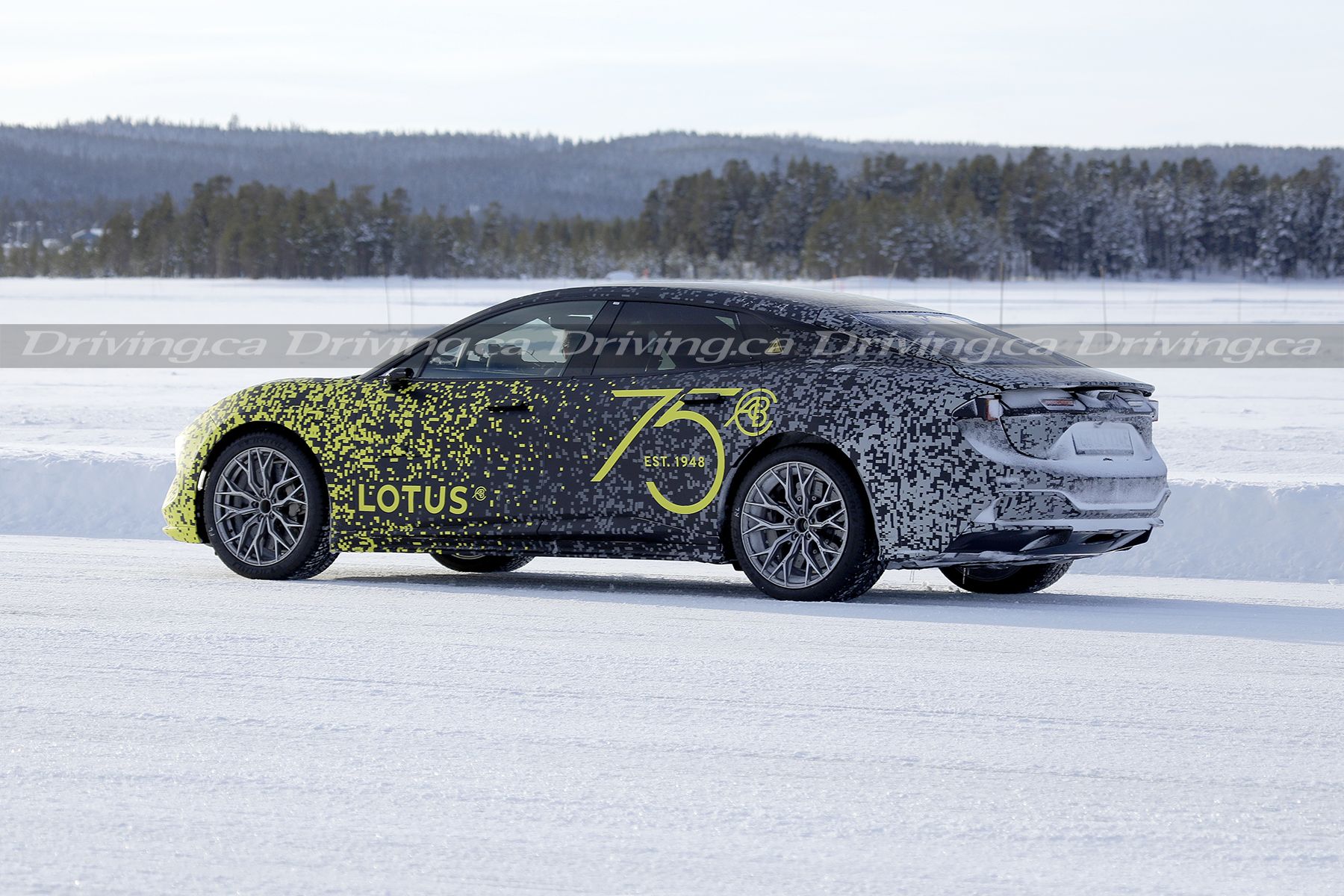 2024 Lotus Envya EV sedan spied with familiar design | Driving