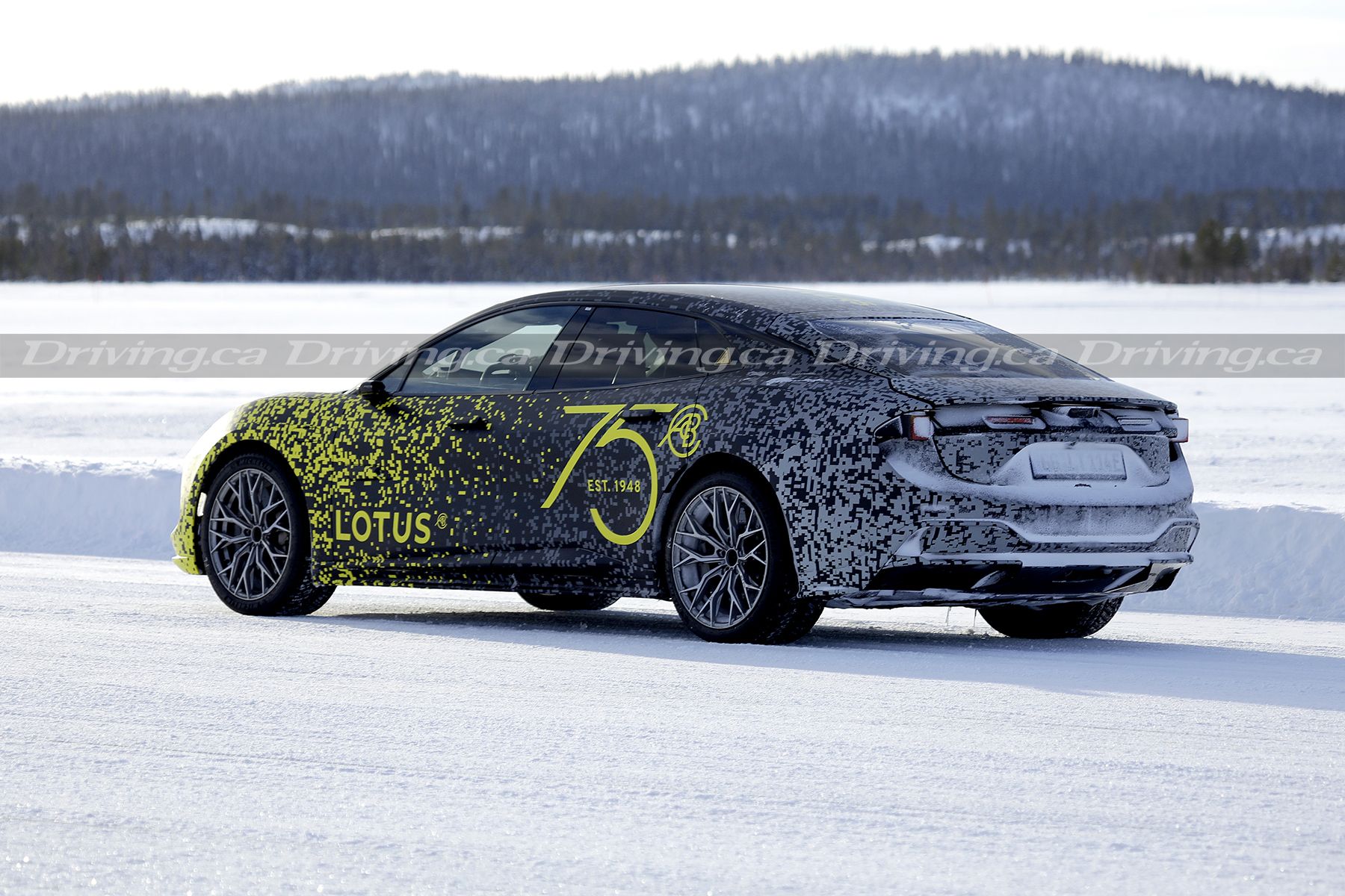 2024 Lotus Envya EV sedan spied with familiar design | Driving