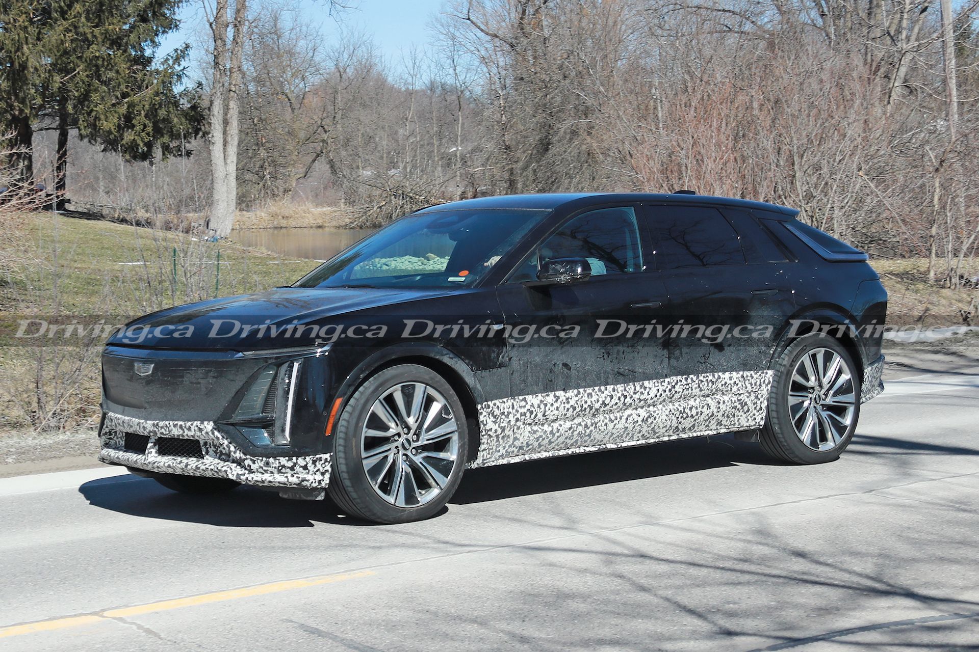 Cadillac Lyriq-V spied testing near Detroit | Driving