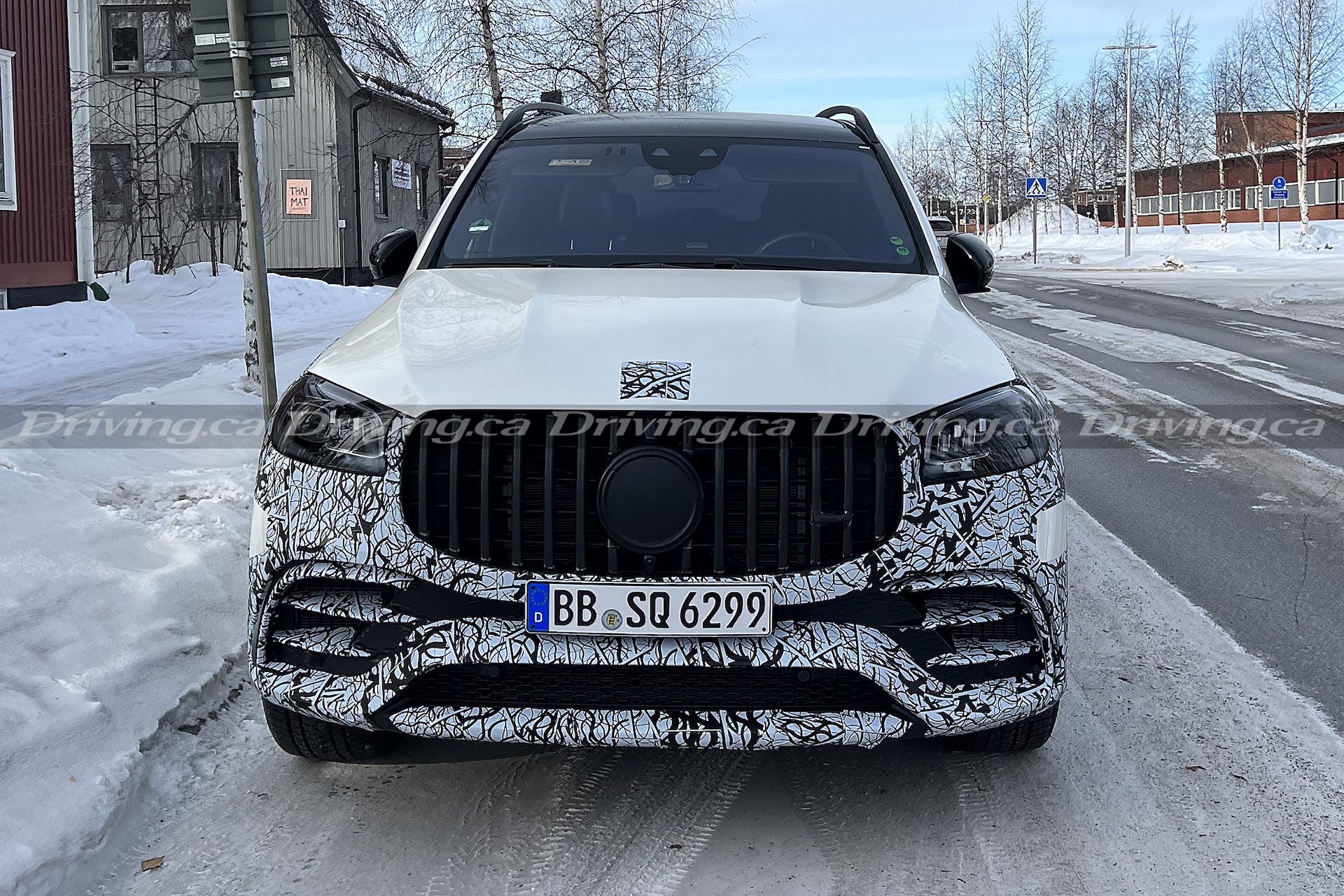 Spied! Refreshed Mercedes-AMG GLS 63 caught winter testing | Driving