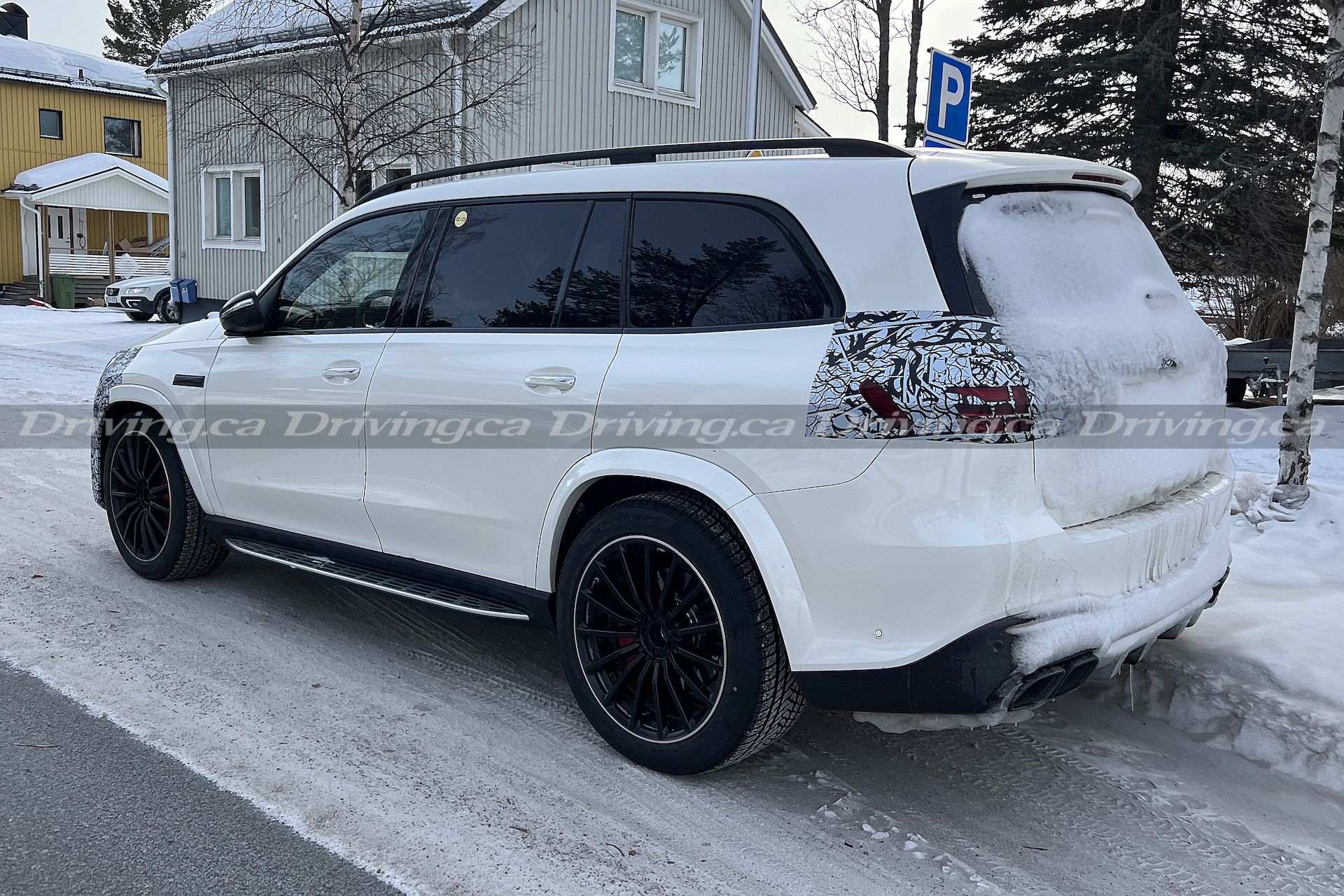 Spied! Refreshed Mercedes-AMG GLS 63 caught winter testing | Driving