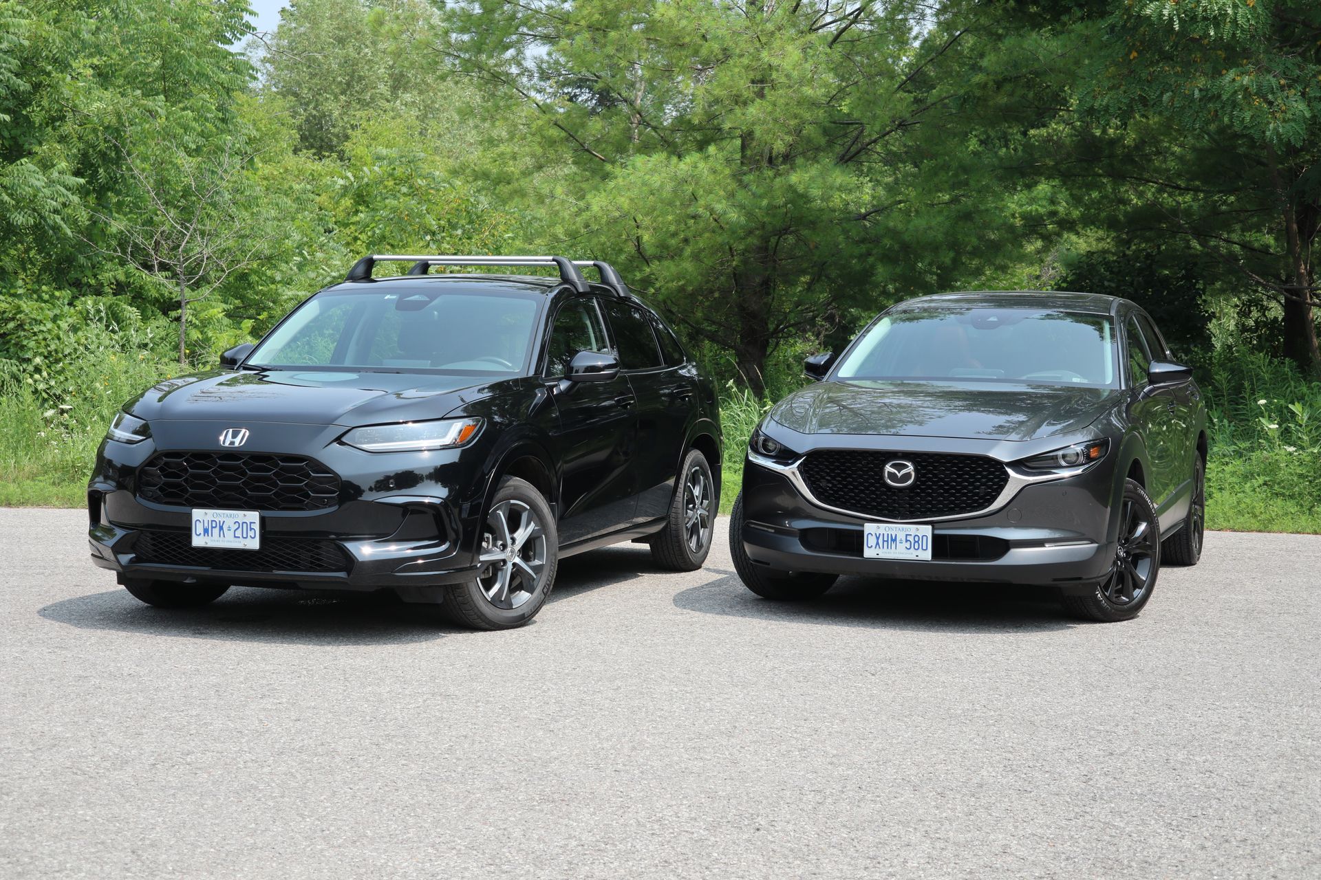 2023 Honda HR-V vs Mazda CX-30 | SUV Comparison - Reviews | Driving