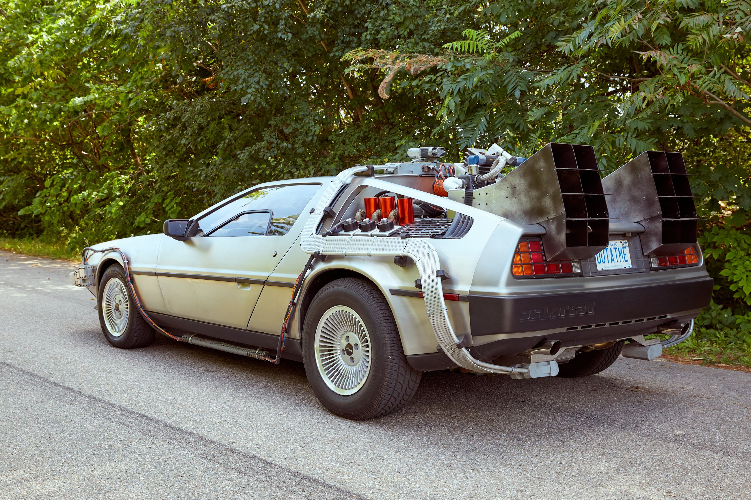 Driving the Back to the Future DeLorean Time Machine | Driving