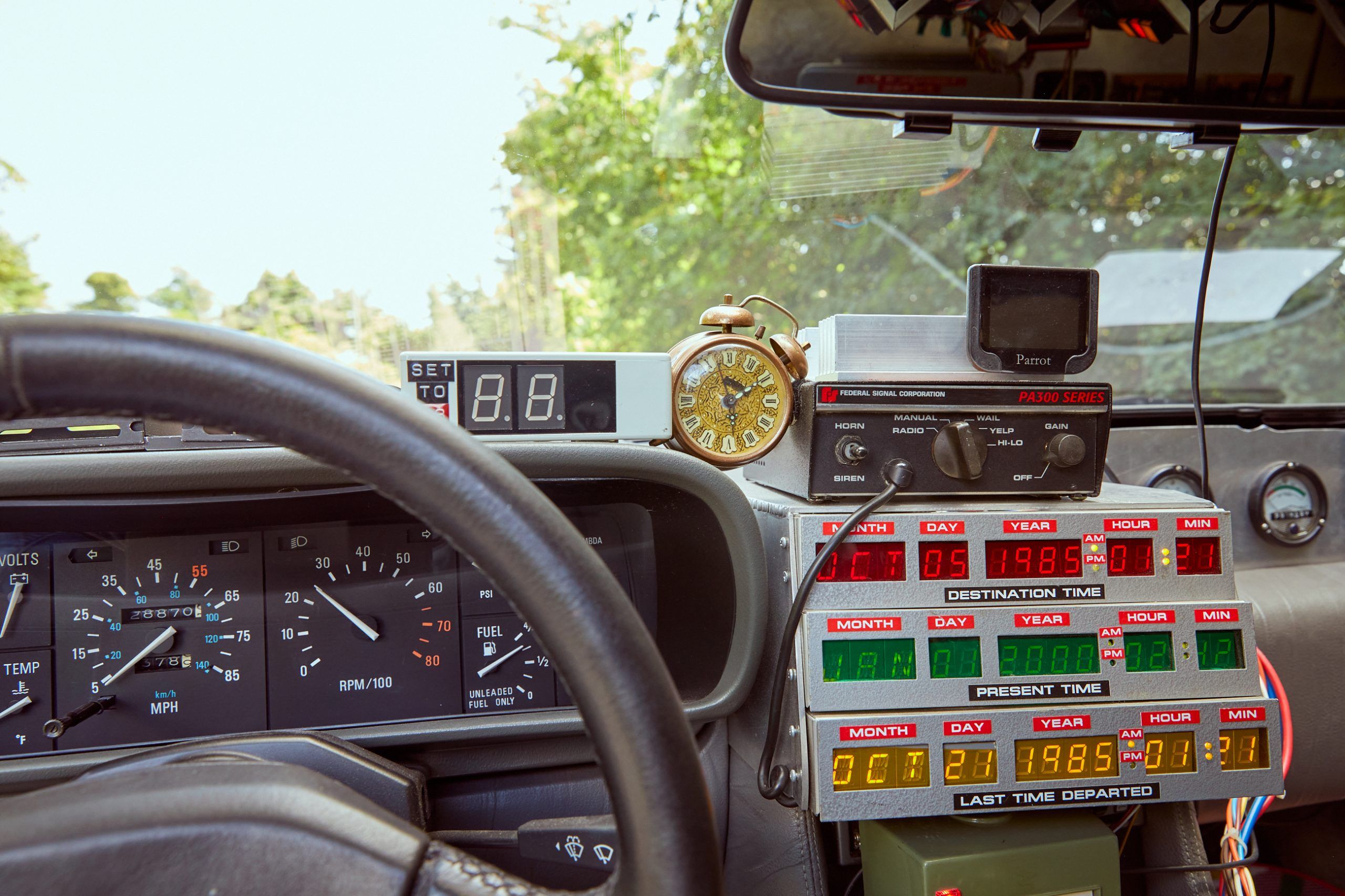 Driving the Back to the Future DeLorean Time Machine | Driving