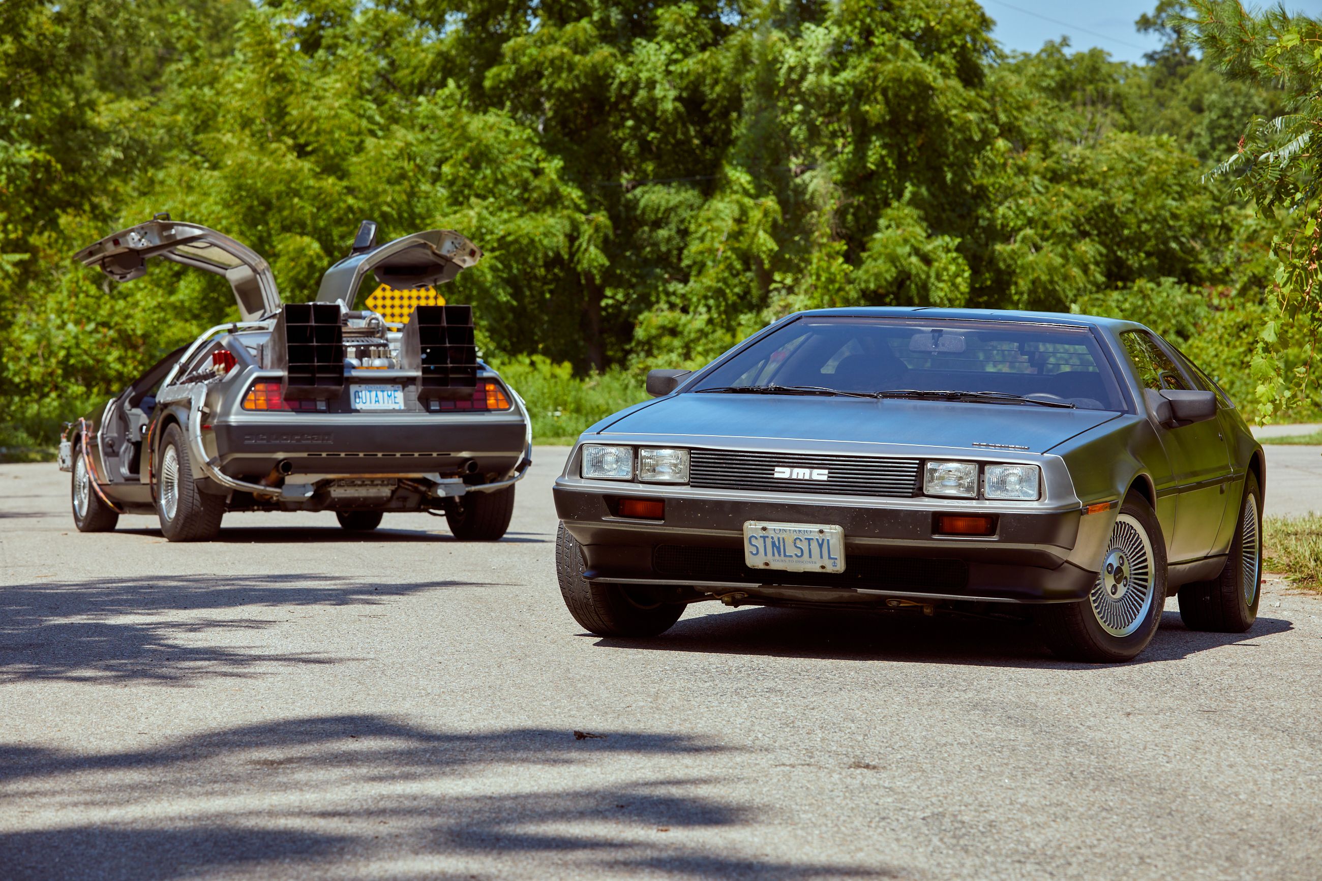 Driving the Back to the Future DeLorean Time Machine | Driving