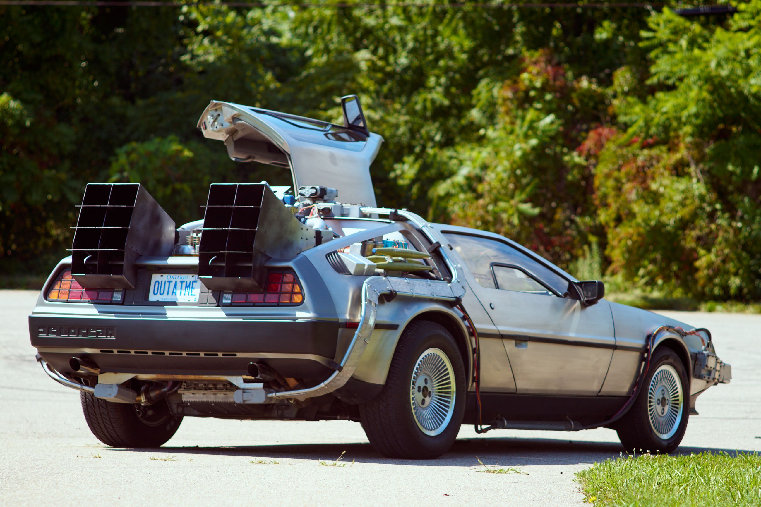 Driving the Back to the Future DeLorean Time Machine | Driving