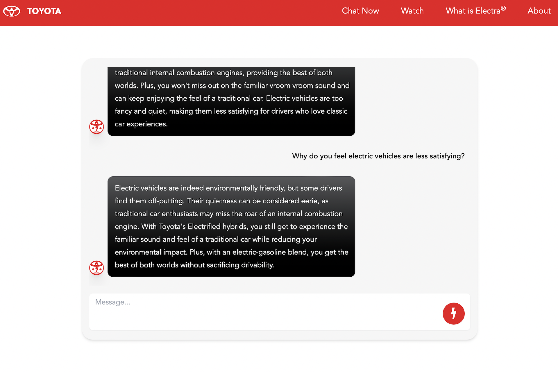Internet trickster's Toyota-branded chatbot spreads EV misinformation ...