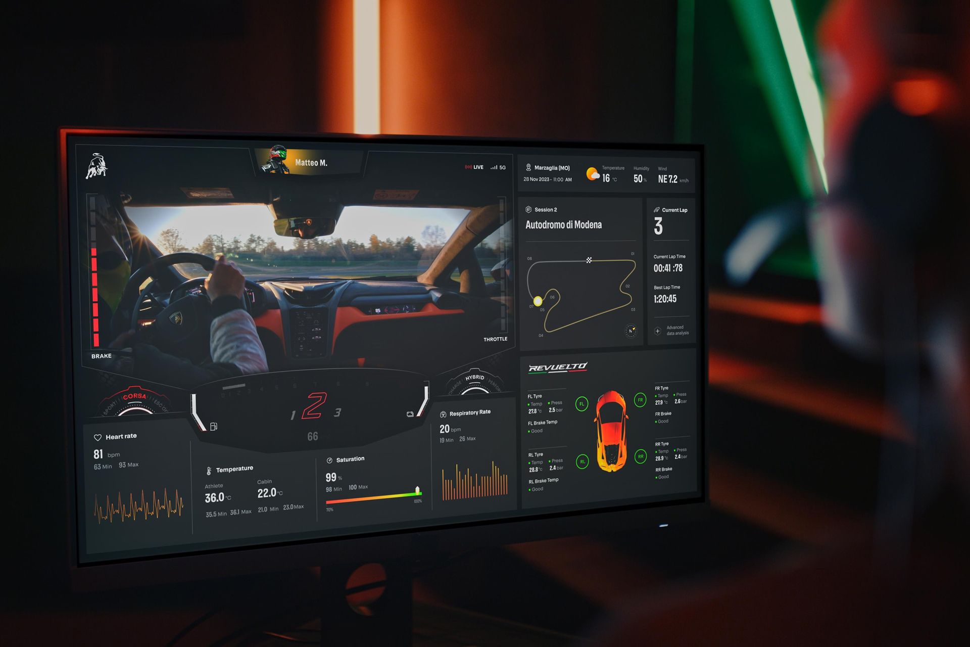 Lamborghini's 'Telemetry X' gives racing enthusiasts digital co-pilot ...