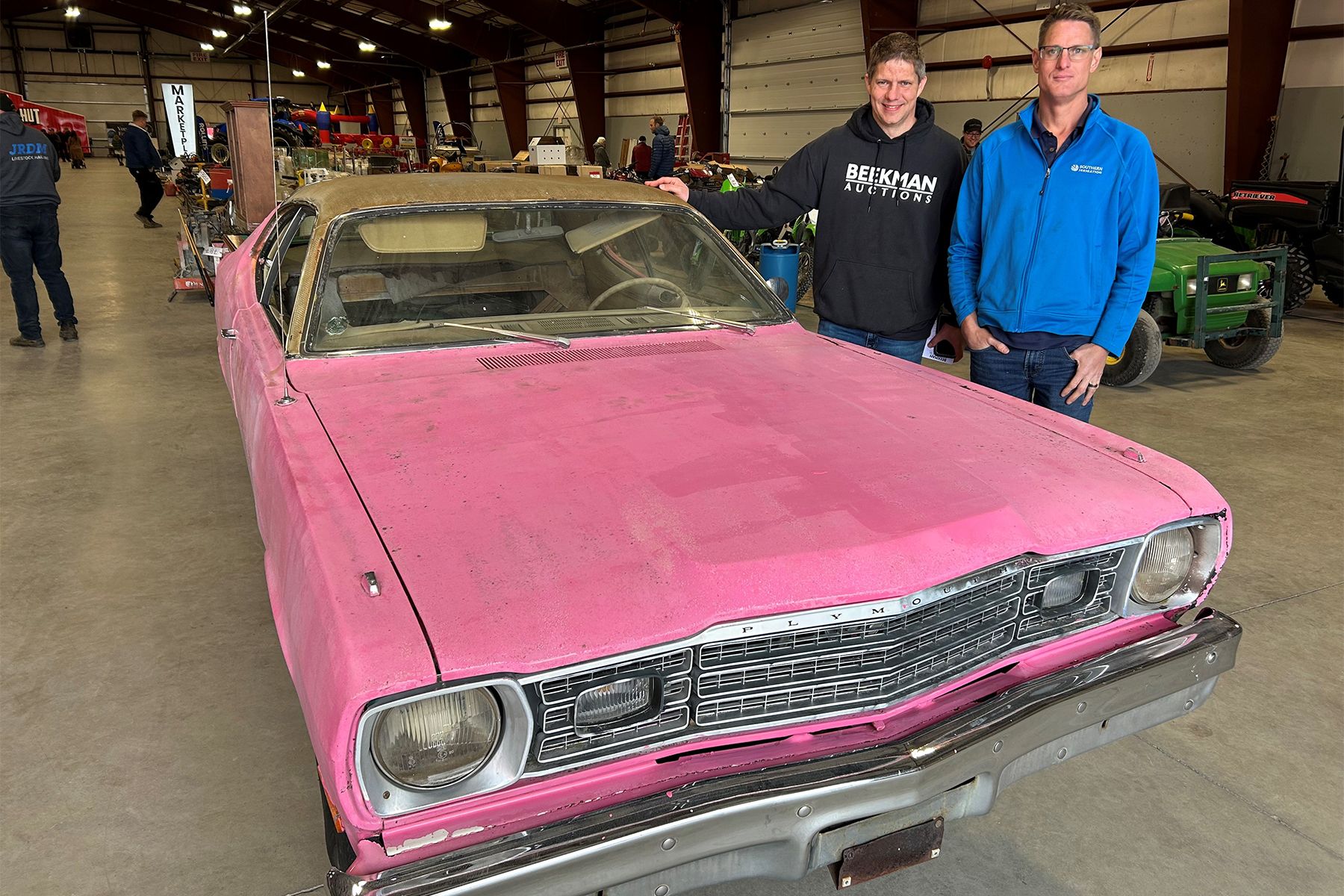 Chilliwack’s iconic pink 1973 Plymouth Duster sold at auction | Driving