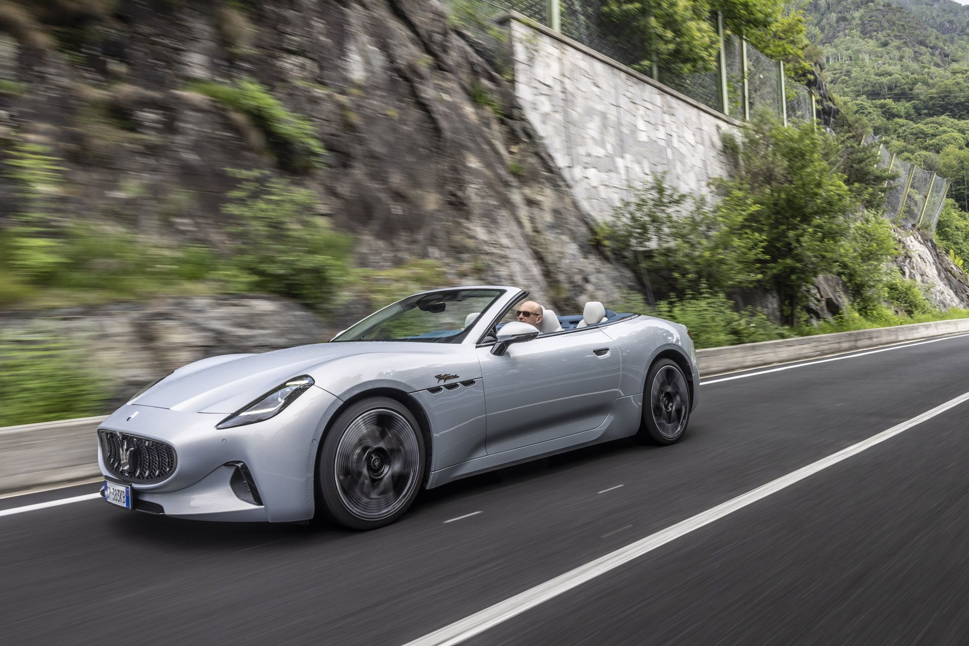 I'd take the 2025 Maserati GranCabrio Folgore EV over the gas Trofeo - Reviews | Driving