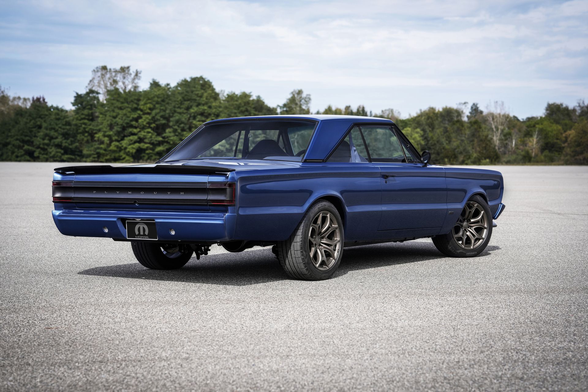 Mopar unveils Plymouth GTX Electromod, custom trucks for SEMA | Driving
