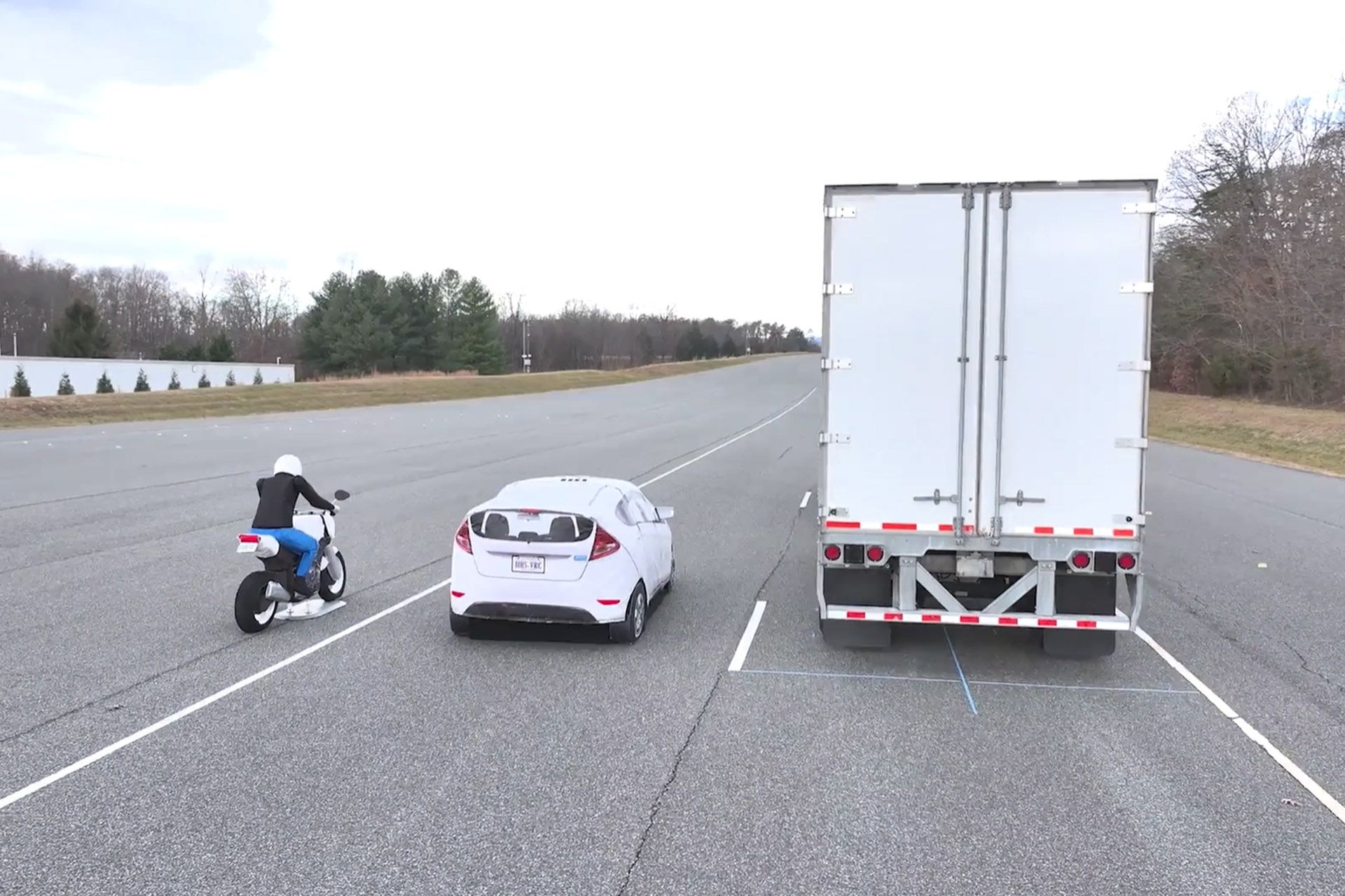 Car crash prevention tech improving, still can't 'see' motorcycles ...