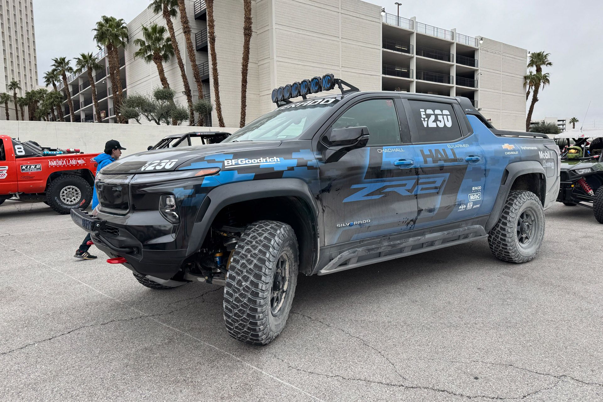 Chevrolet's 1,110-hp electric Silverado race truck may hint at ZR2 EV ...