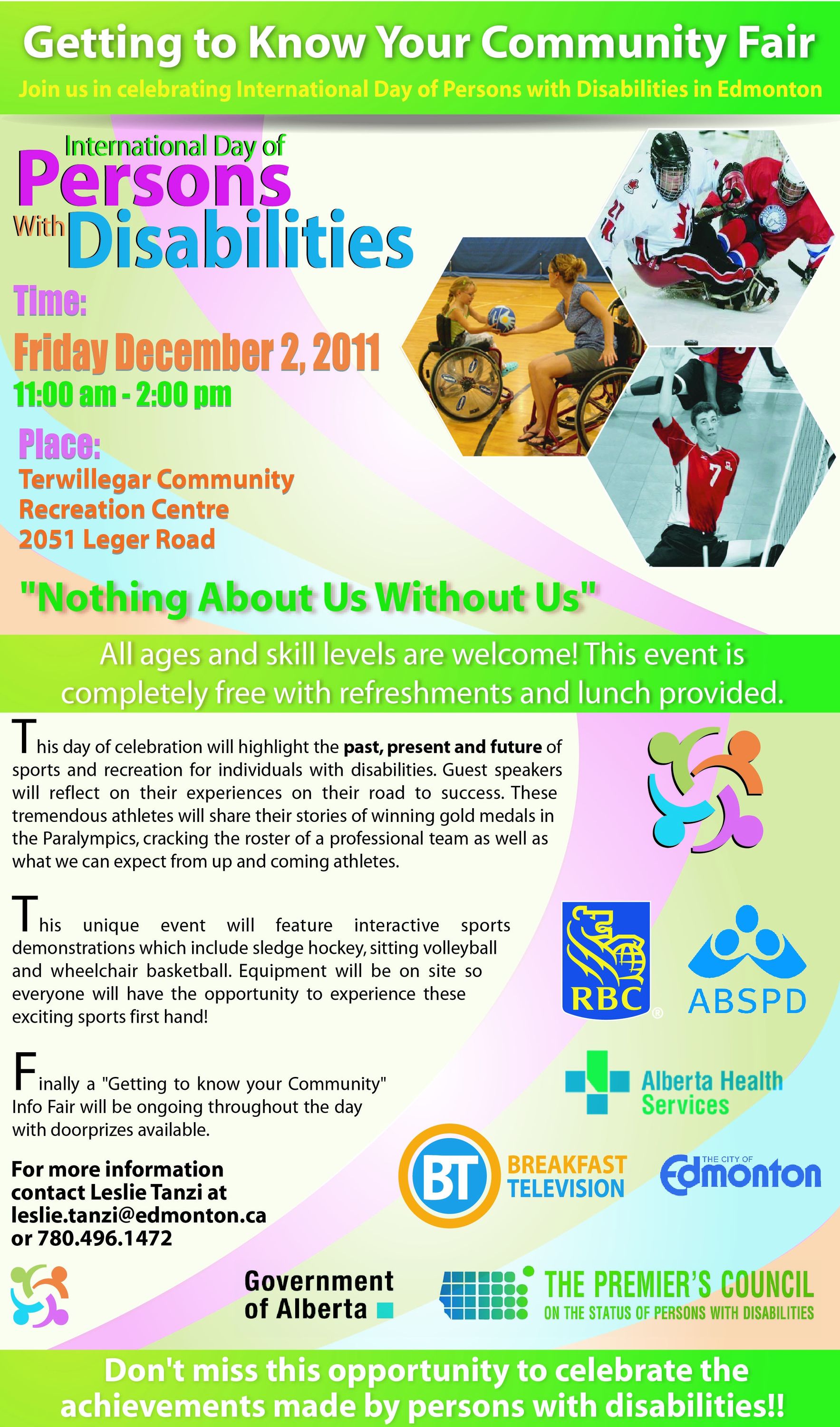 From Where I Sit: Chapter IV: International Day of Disabled Persons ...