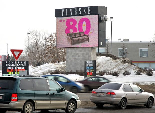 Have you noticed more distracting digital roadside signs? | Edmonton ...