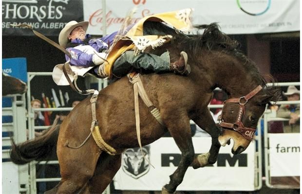 Cassidy rides tallest on strange night of Canadian Finals Rodeo ...