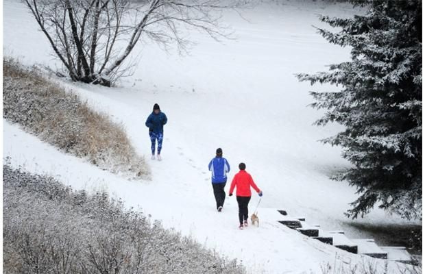 Frozen eyelids, jacket icicles: Tackling winter running in Edmonton ...