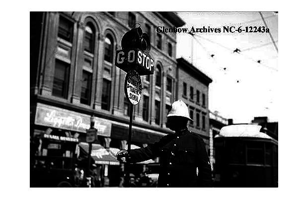 The First Automatic Traffic Signal