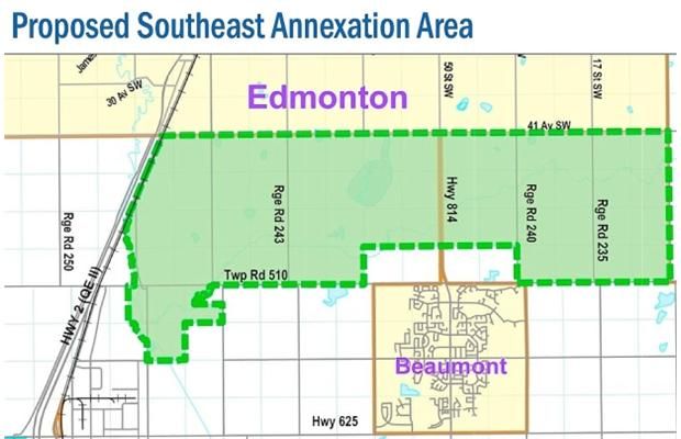 Edmonton aims to expand right to Beaumont’s border | Edmonton Journal