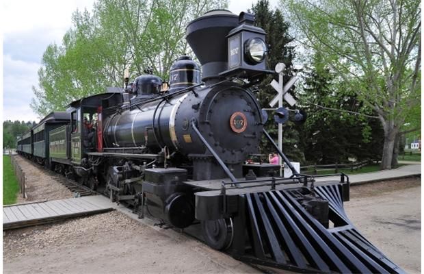 Train at standstill as Fort Edmonton Park readies for opening ...