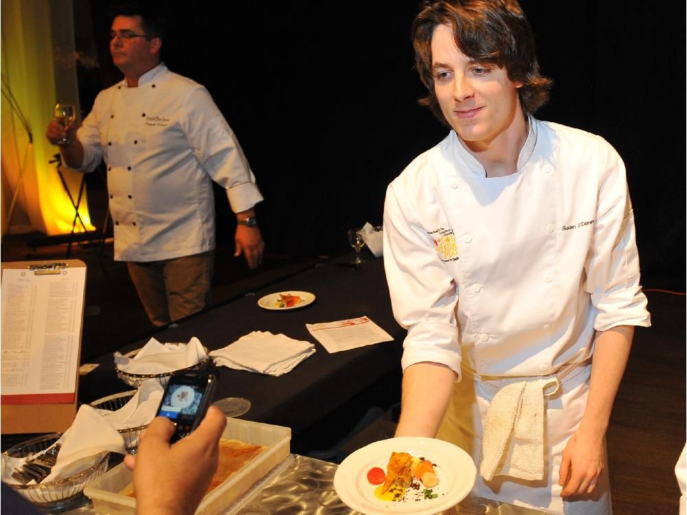 Chef Sean O'Connor of Red Ox Inn creating a 5-course meal to raise ...