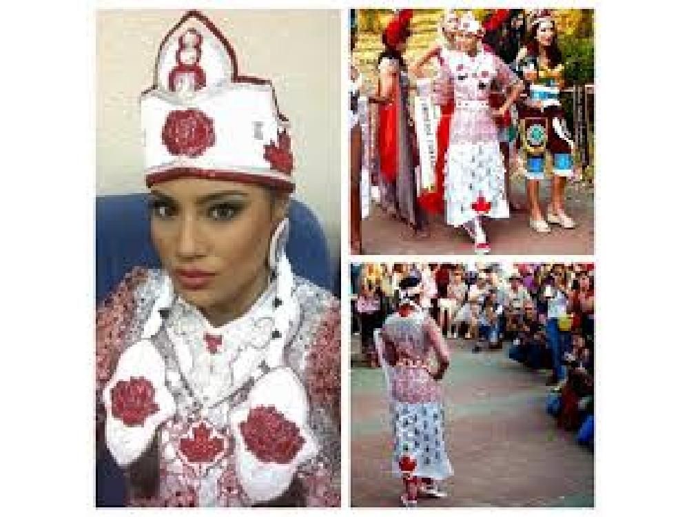 Canadian-themed jingle dress a challenge for designer | Edmonton Journal