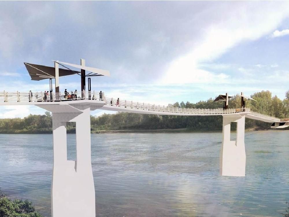 First 'stress-ribbon' bridge will trace a graceful line through ...
