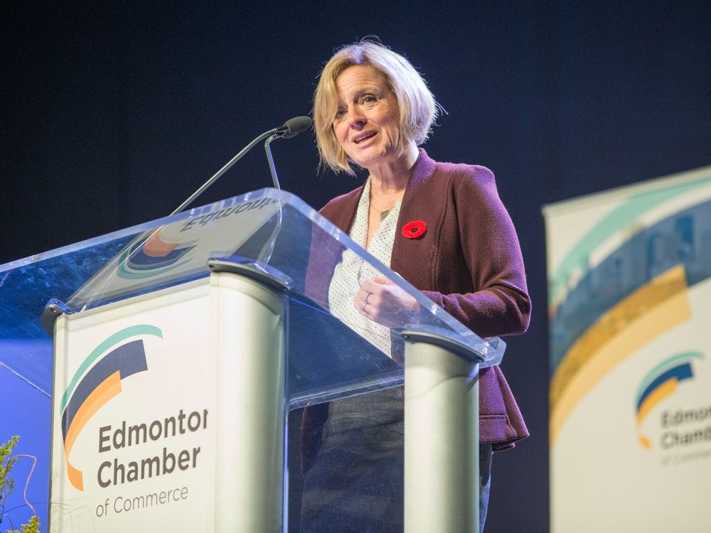 Premier Rachel Notley tells Edmonton Chamber of Commerce government ...