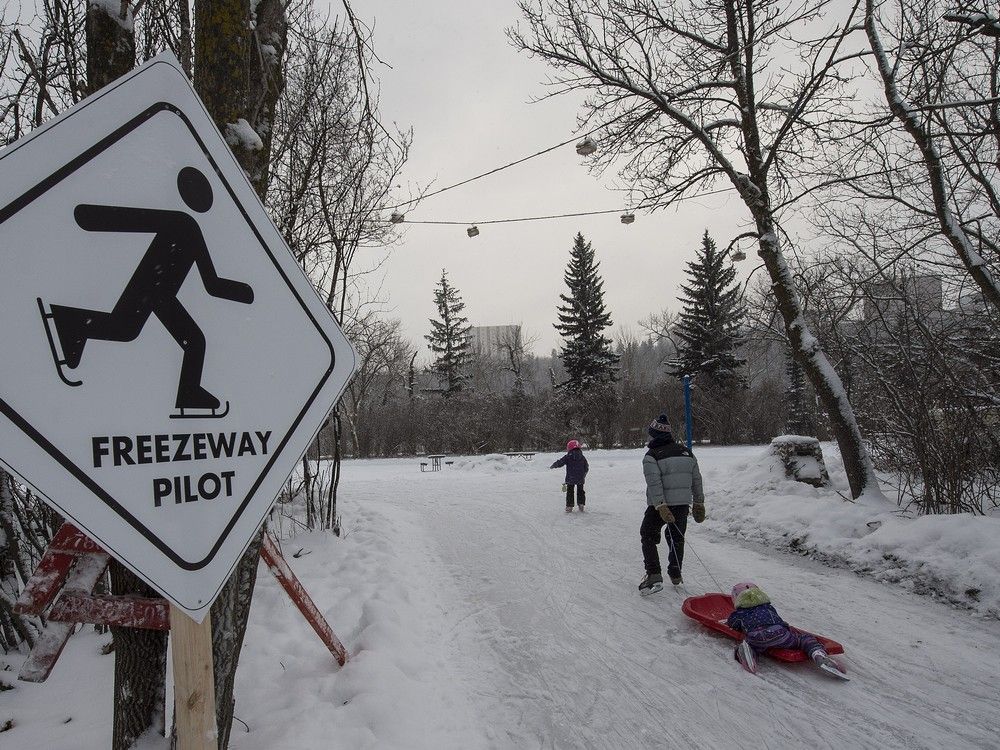 Breeze along the Freezeway with the kids | Edmonton Journal