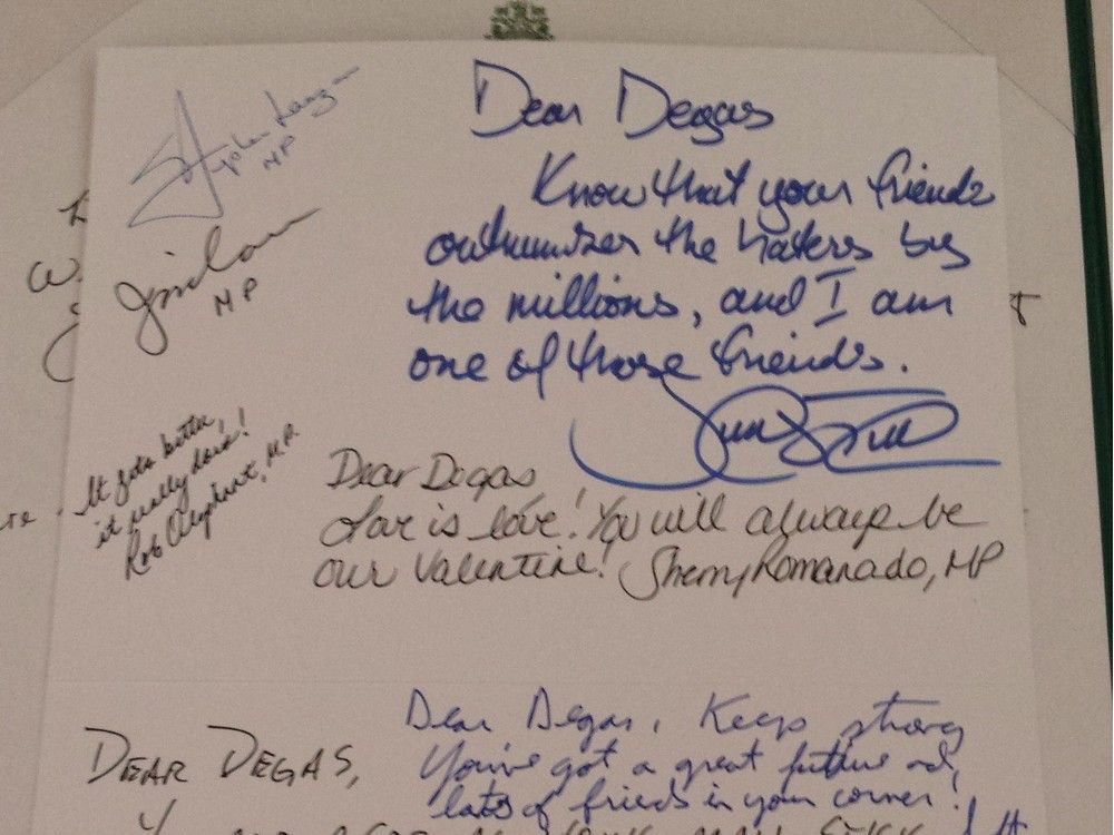 Man who got homophobic Valentine at work gets new card signed by Justin ...