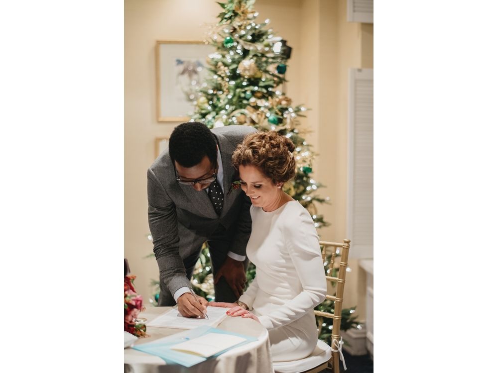 Intimate Edmonton wedding followed by 'crazy party' eight months later ...