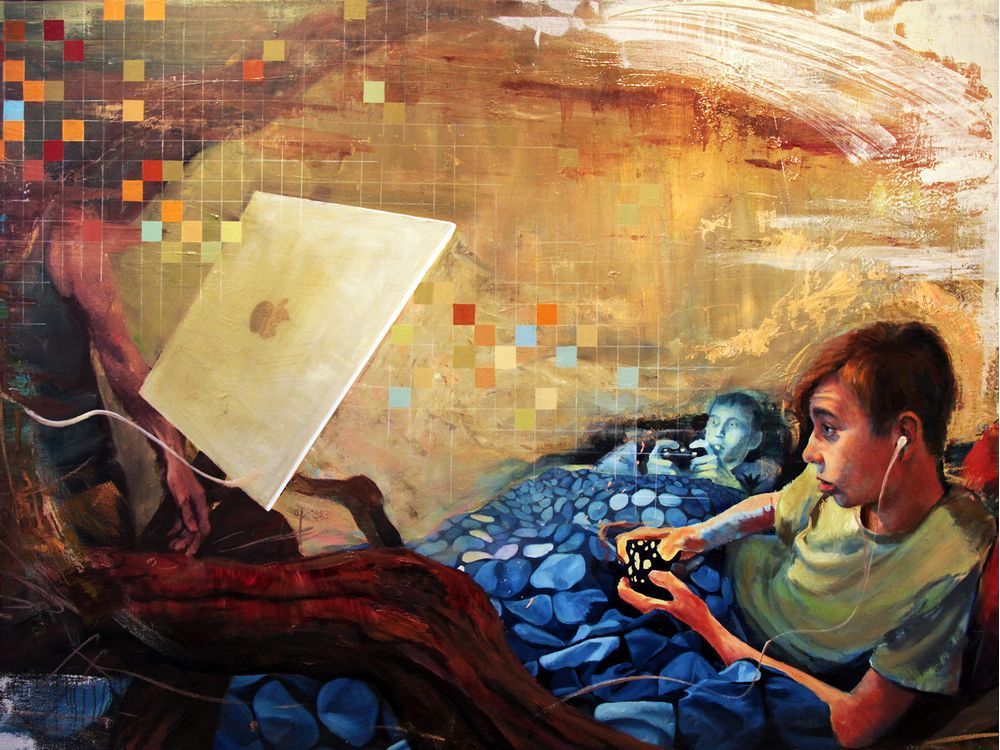 ArtPic: painter Dave Thomas at Naess Gallery | Edmonton Journal