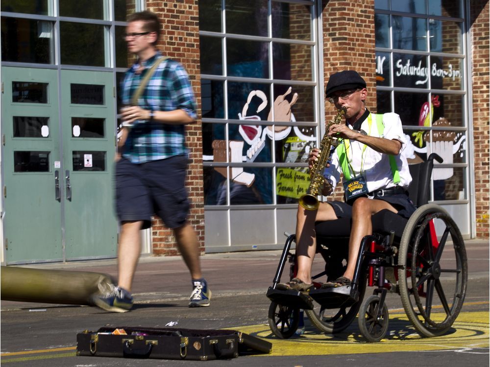 Edmonton saxophone player learns to walk again after 25 years in ...