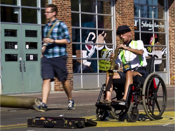 Edmonton saxophone player learns to walk again after 25 years in ...