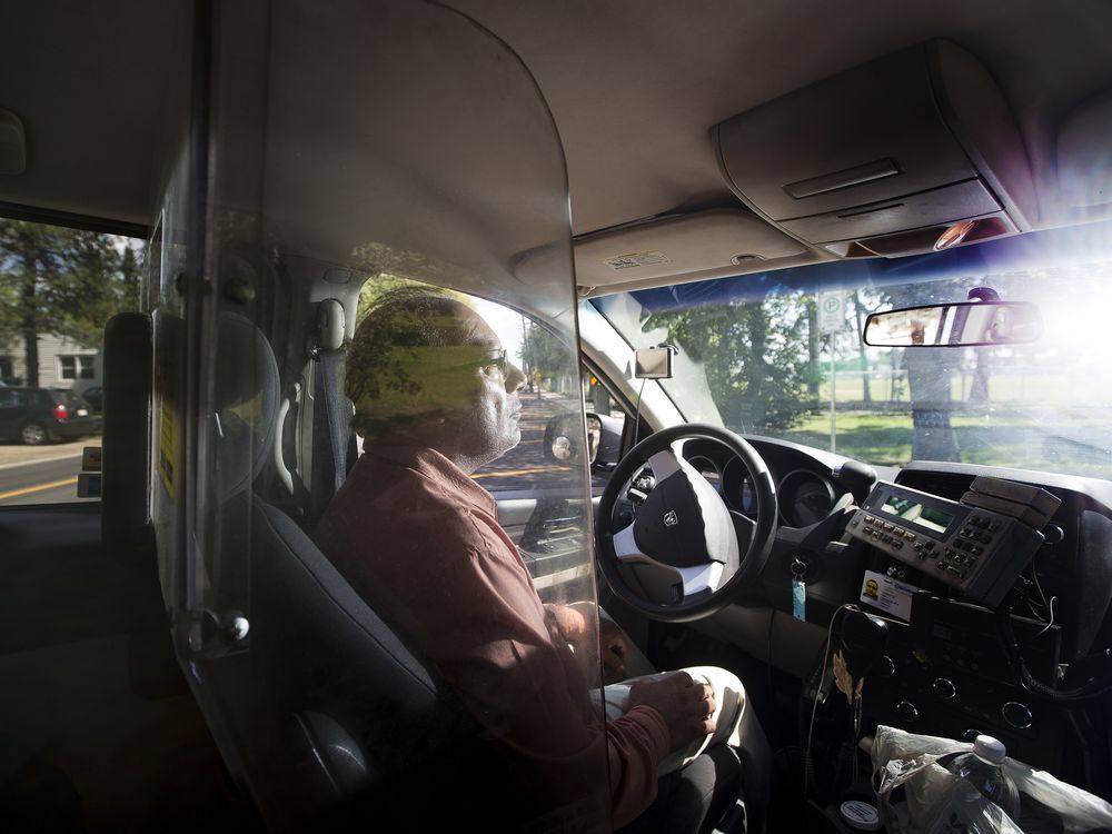 Some Edmonton taxi drivers remove safety shields, look for new ways to ...