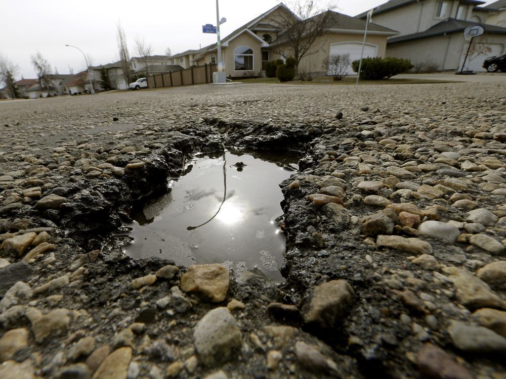 Pothole season starts early: City crews plug almost 5,000 potholes ...