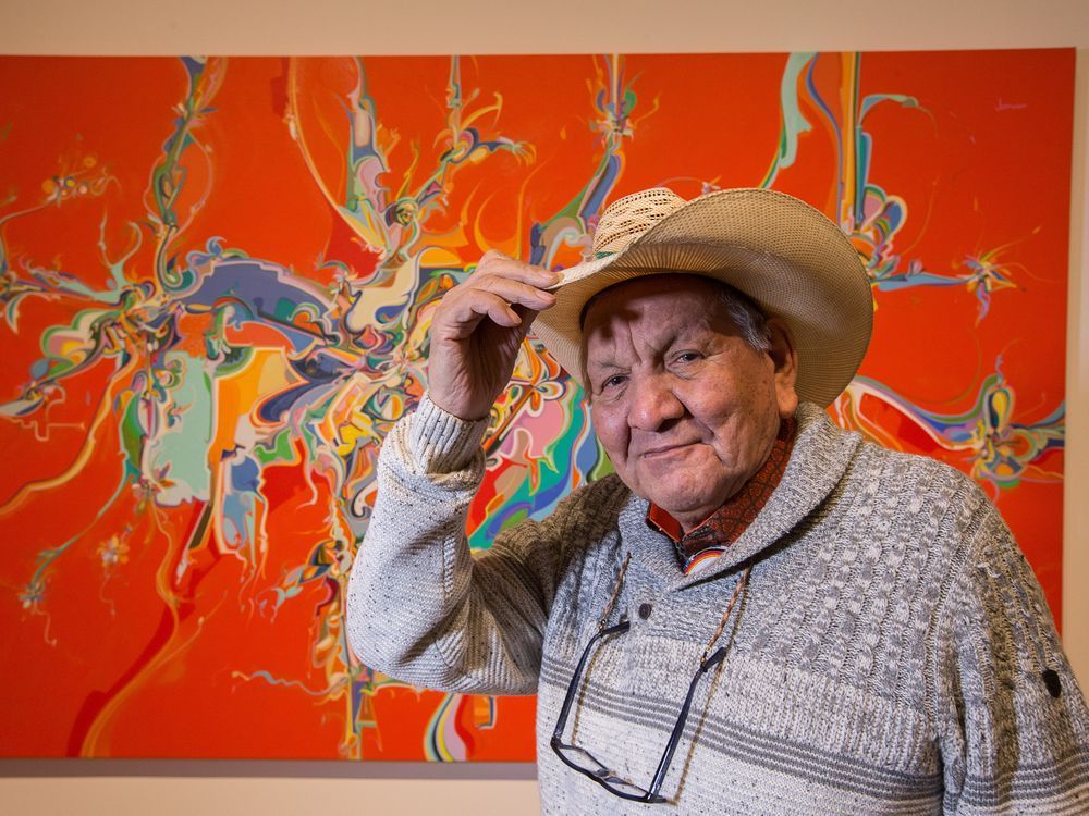 Alex Janvier painting sold for world record price in Edmonton ...