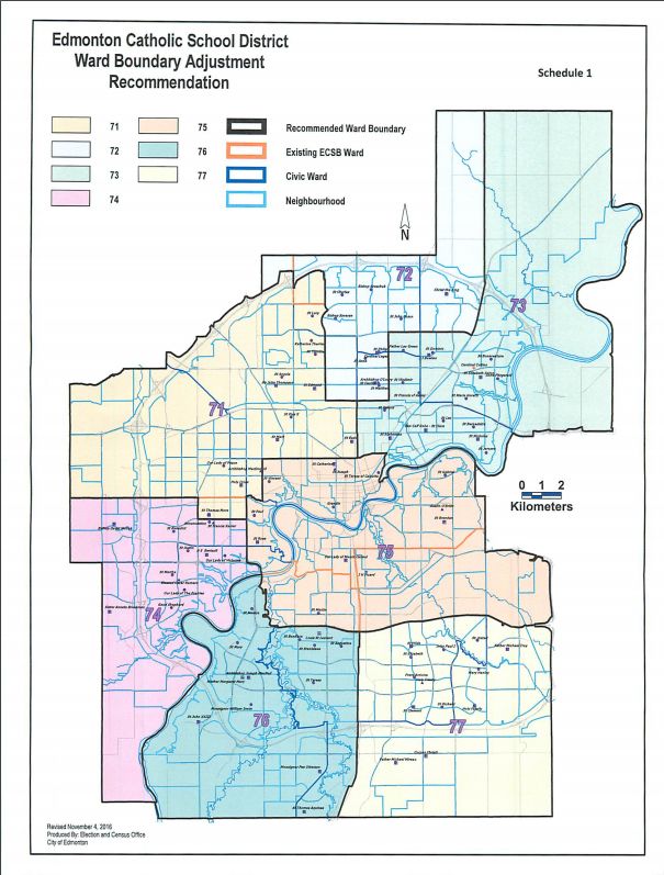 Edmonton Catholic School Board gets new ward boundaries | Edmonton Journal
