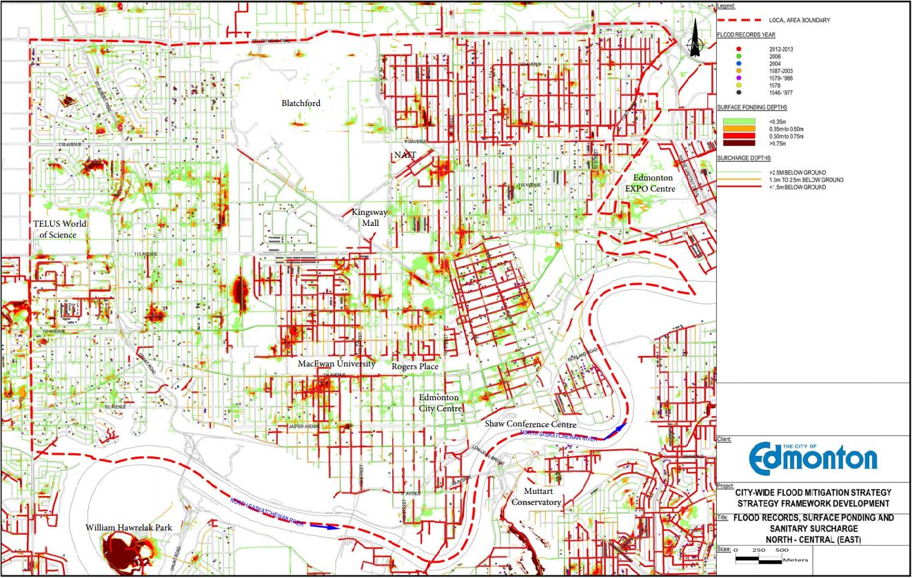 Flood maps highlights points of concern in Edmonton | Edmonton Journal
