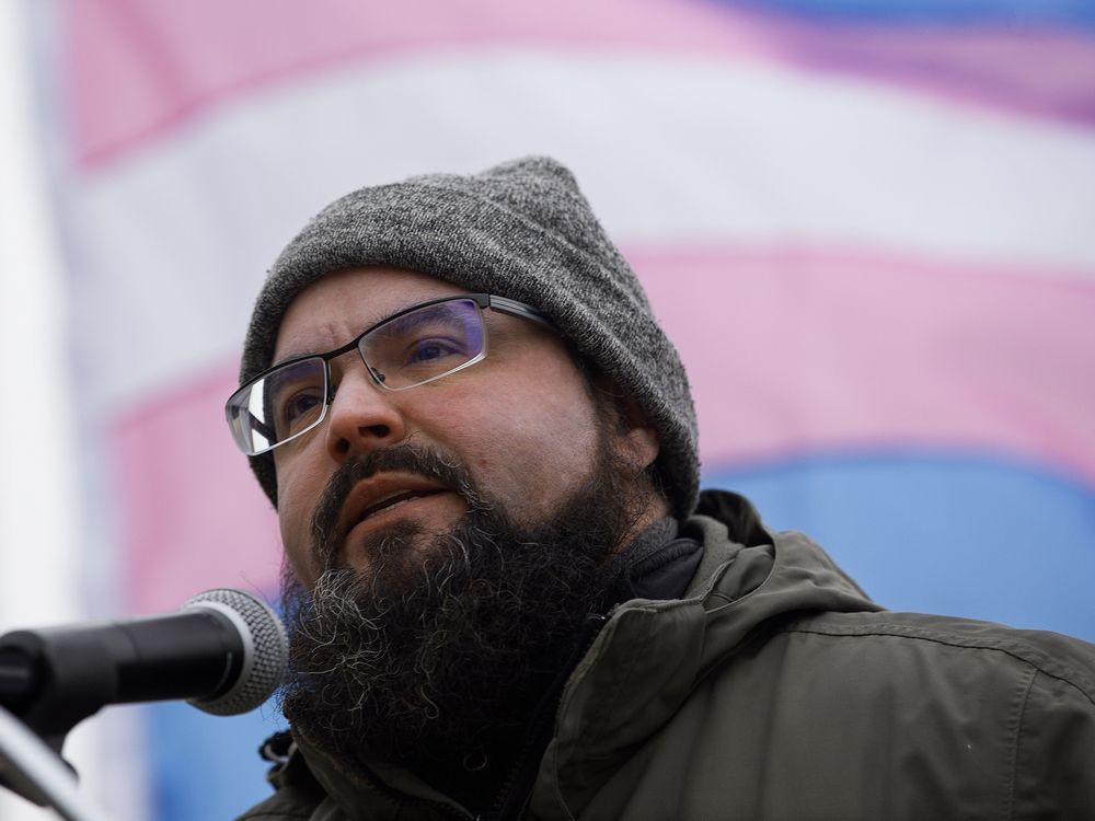 Transgender Pride flag raised at Alberta legislature in bittersweet ...