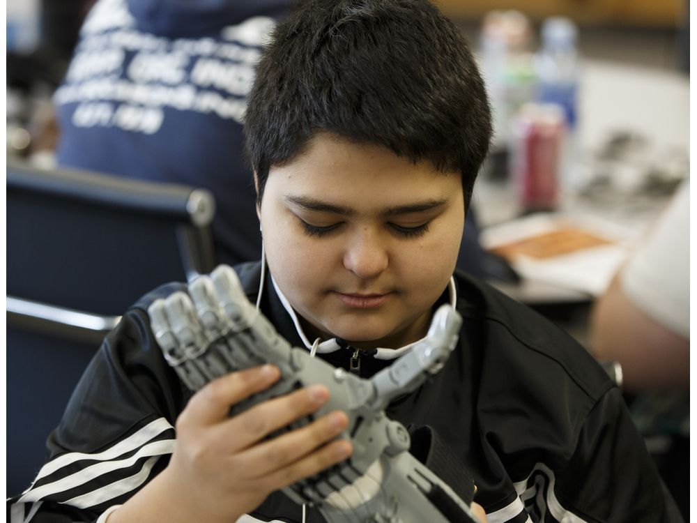 Edmonton students help build prosthetic hands for children overseas ...