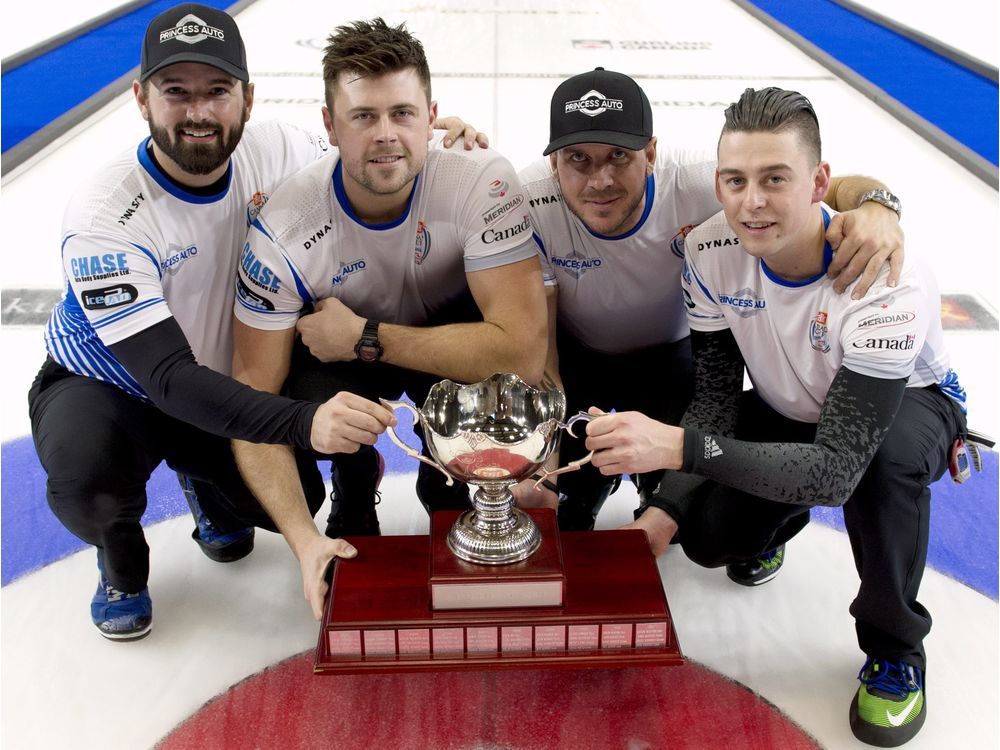 Reid Carruthers beats Brad Gushue to claim curling Canada Cup men's ...