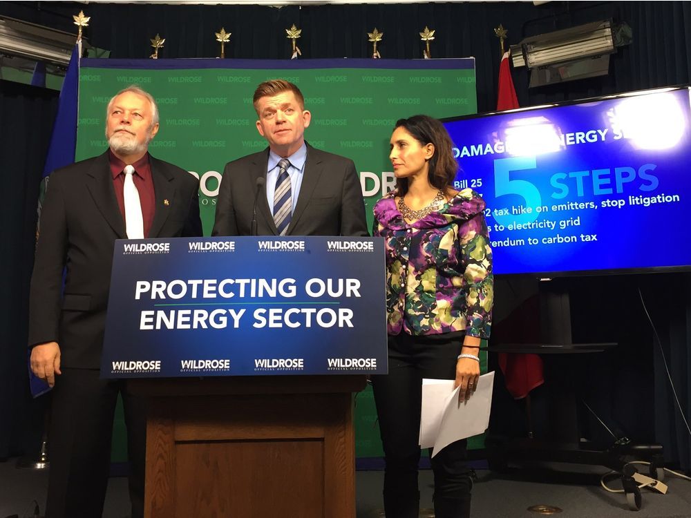 Wildrose Party wants to reverse course on government's energy plan ...