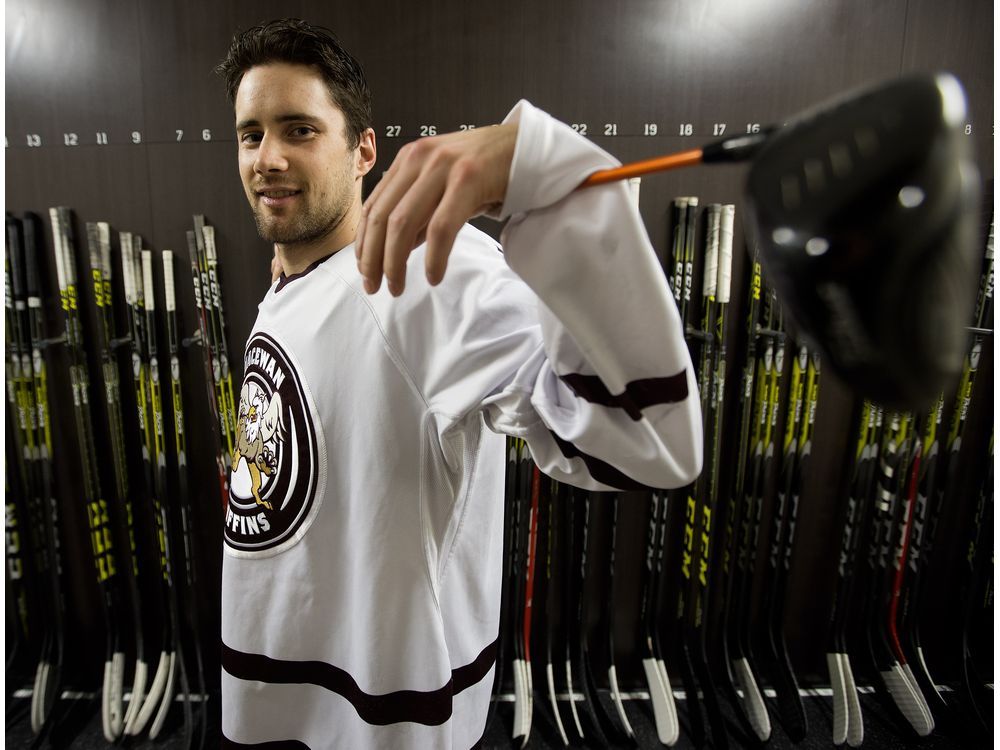 Dan Barnes: MacEwan's Shawn Proulx leaving the ice for the links ...