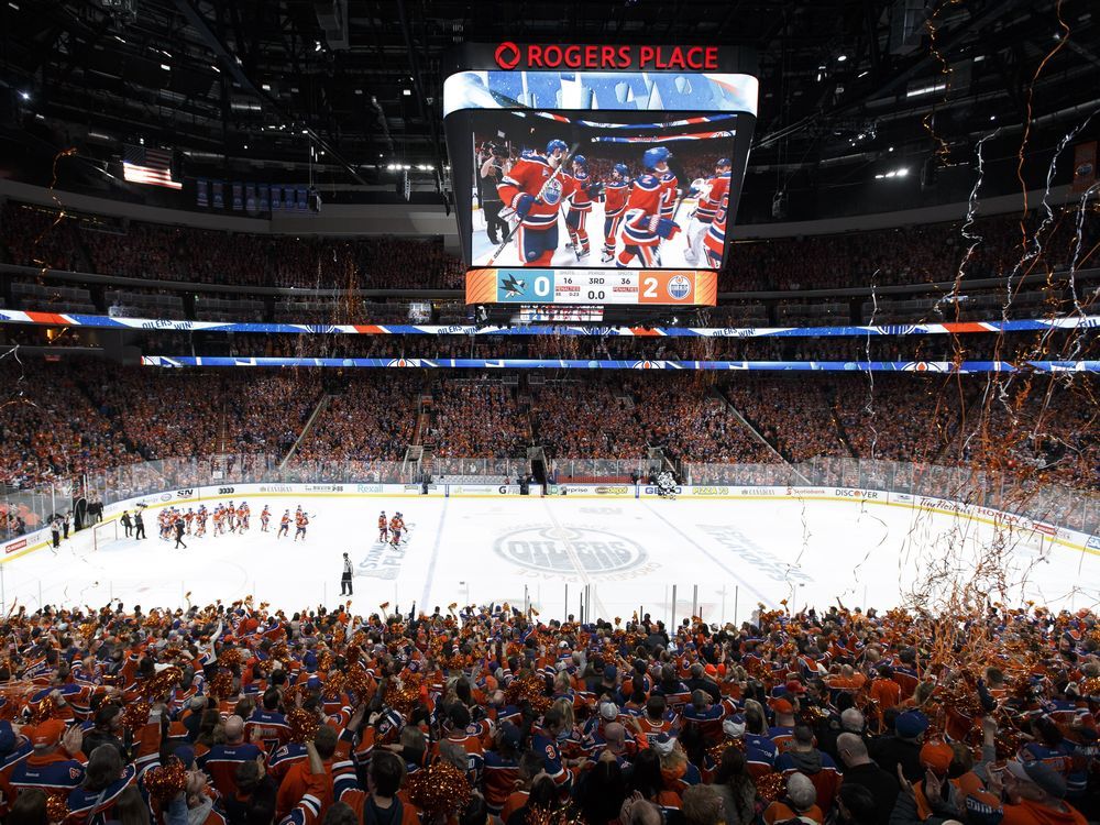 Oilers fans cheer their hearts out in Game 7 versus Anaheim Ducks ...