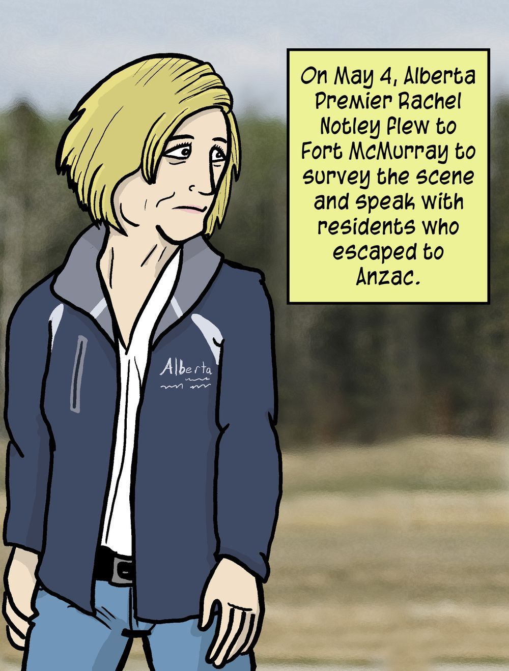 The harrowing first day of the Fort McMurray wildfire told in comics ...