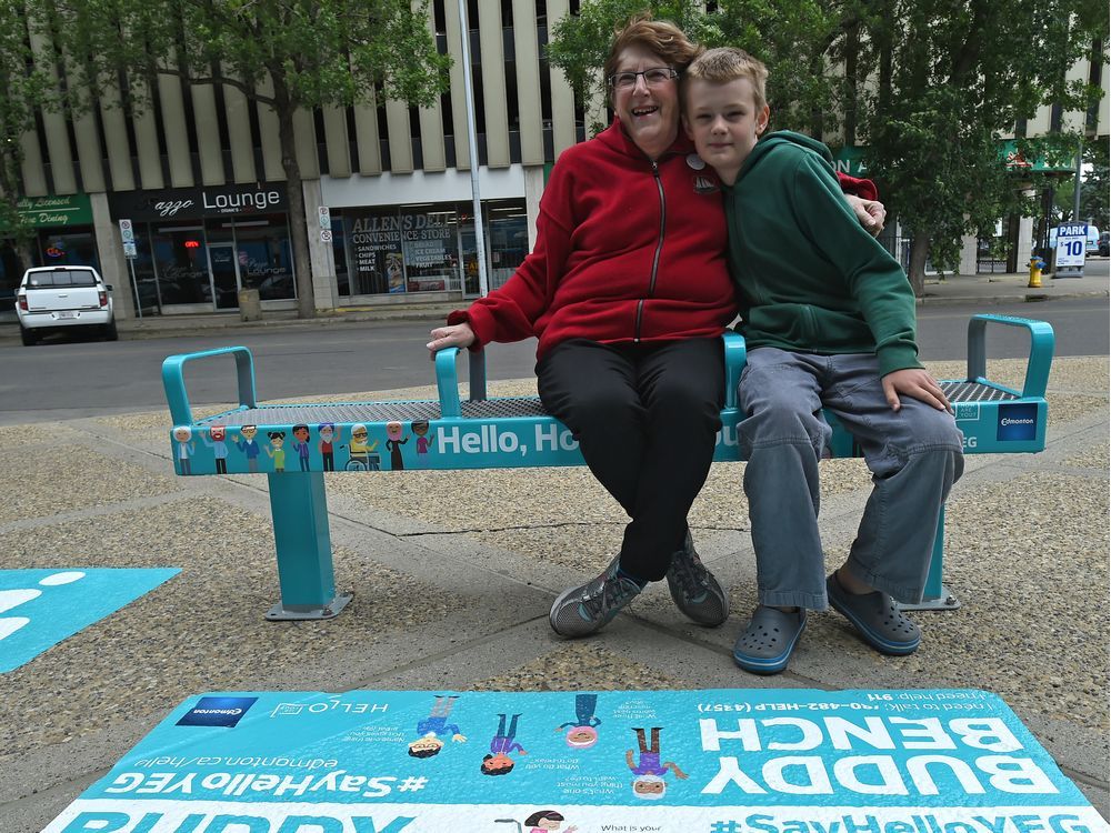 'Buddy Benches' launch in Edmonton aims to create social connections ...