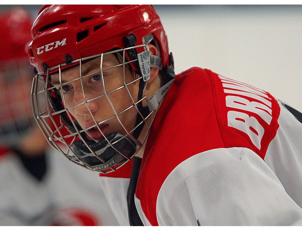 Edmonton Oilers use 177th pick on centre Skyler (son of Rod) Brind ...