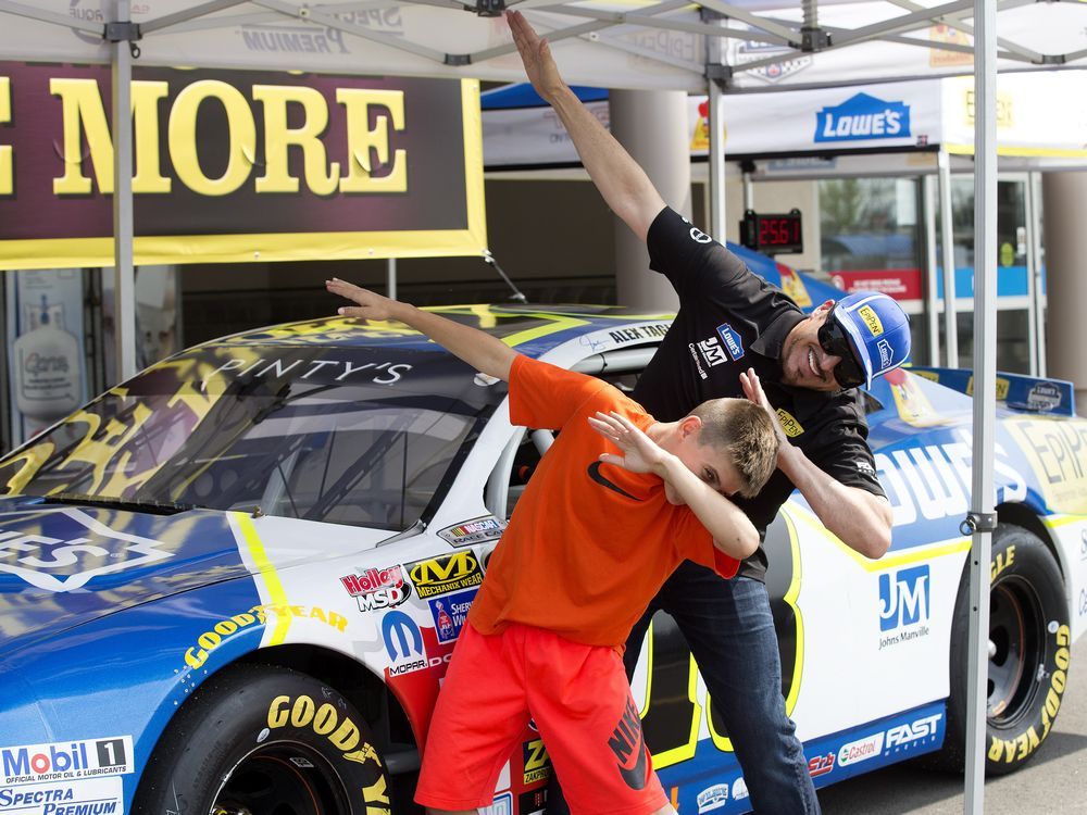 Canadian race car driver makes pit stop in Edmonton | Edmonton Journal