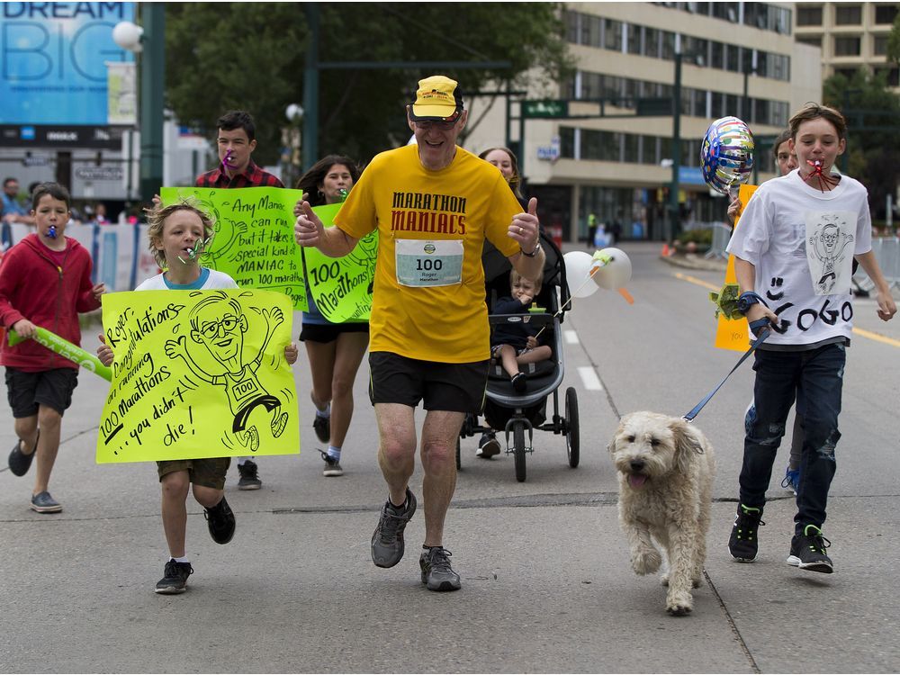 Marathon man: Roger MacMillan sets 100th marathon milestone at 79 ...